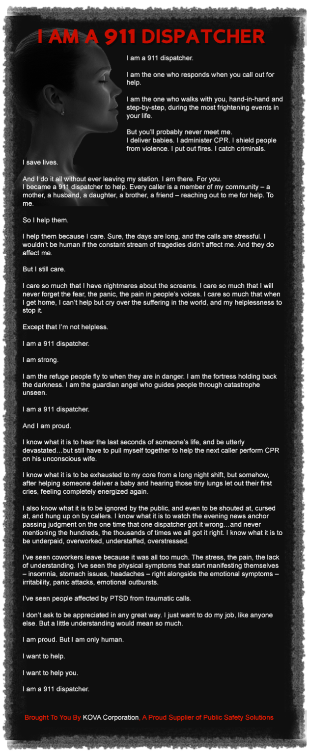I Am a 911 Dispatcher - KOVACorp